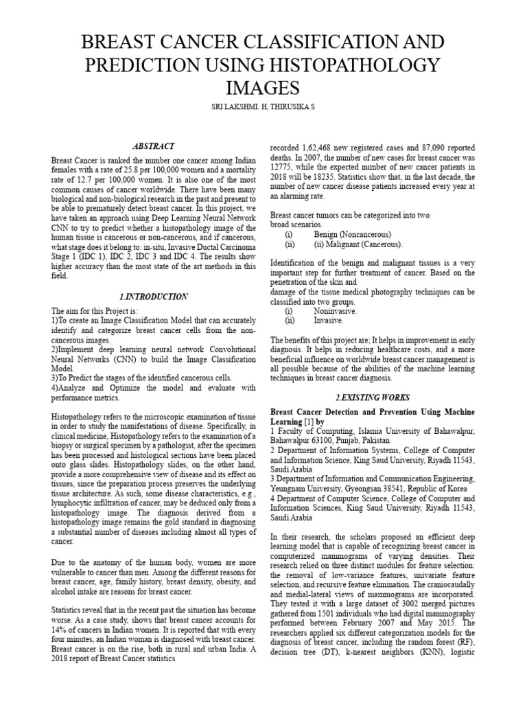Breast Cancer Classification | PDF | Support Vector Machine ...