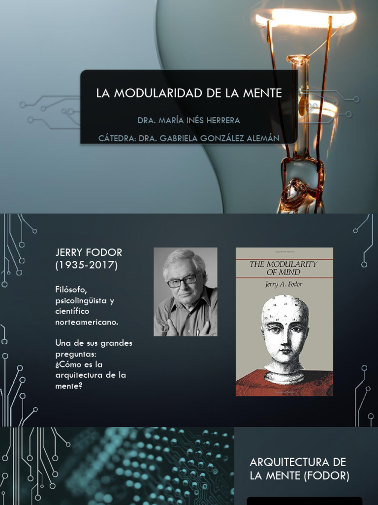 La Modularidad de La Mente | Descargar gratis PDF | Mente | Sicología
