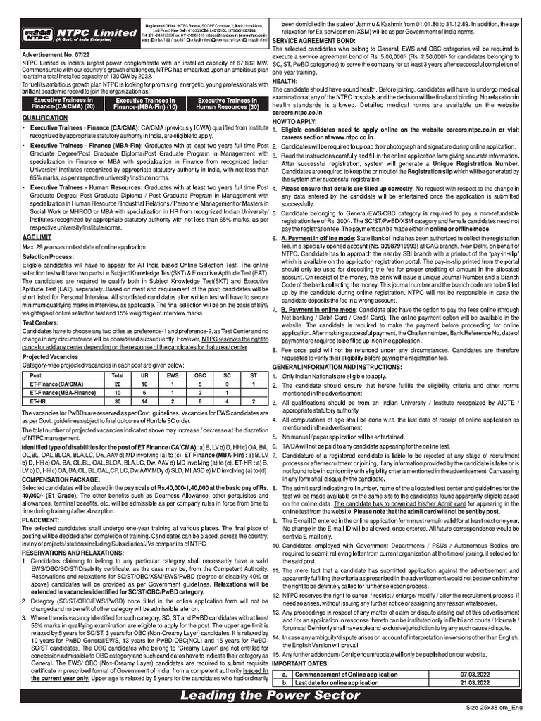 07 22 Large Advt. | PDF