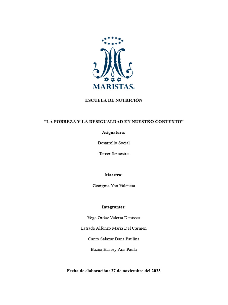 ORDINARIO DS 2023_NUTRICIÓN | PDF | Discriminación | Desigualdad social