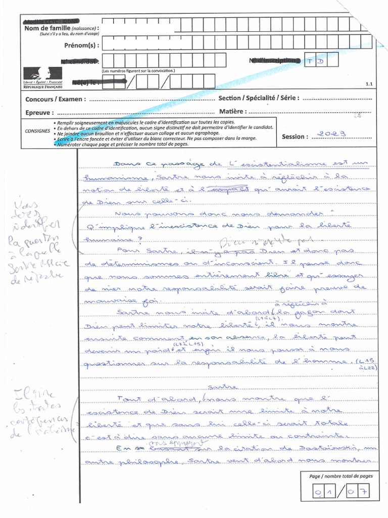 Copie Bac Blanc Philo | PDF