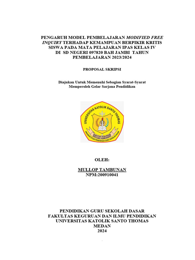 Acc Revisi Sempro | PDF