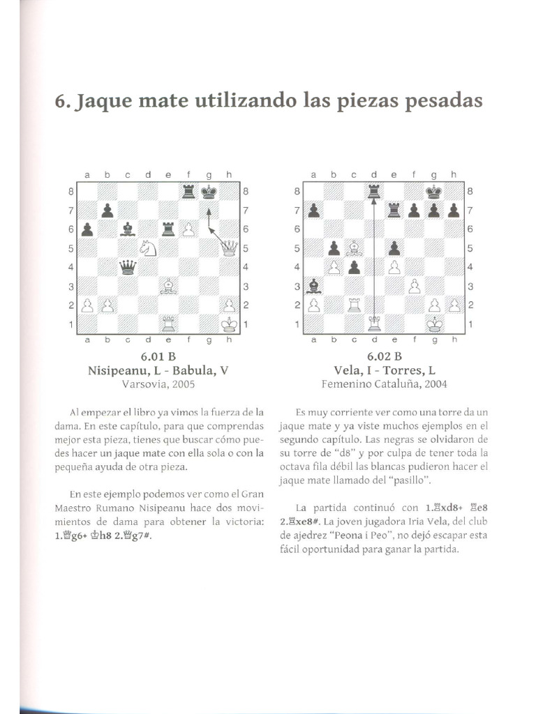 Jaque Mate Con Piezas Pesadas | PDF