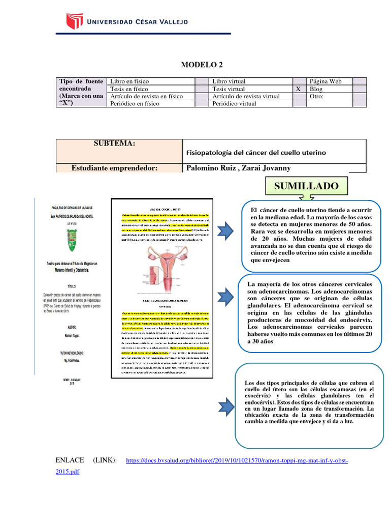 ASSD | PDF | Cáncer de cuello uterino | Adenocarcinoma