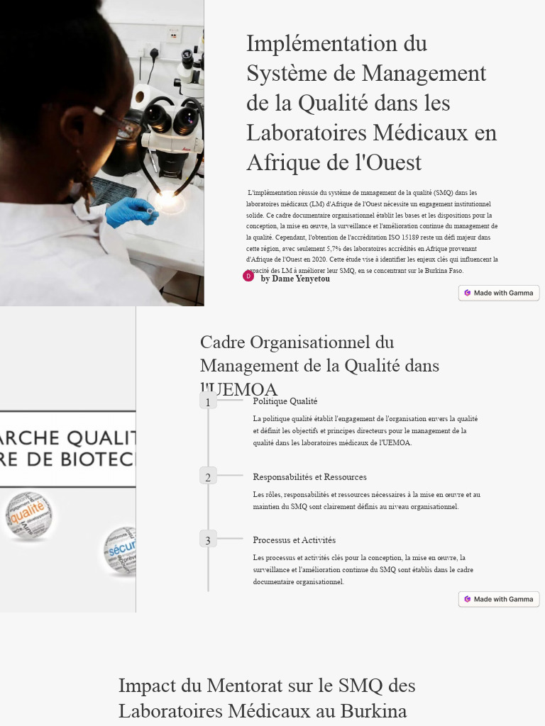 3.implementation Du Systeme de Management de La Qualite Dans Les ... 3.implementation Du Systeme de Management de La Qualite Dans Les ...