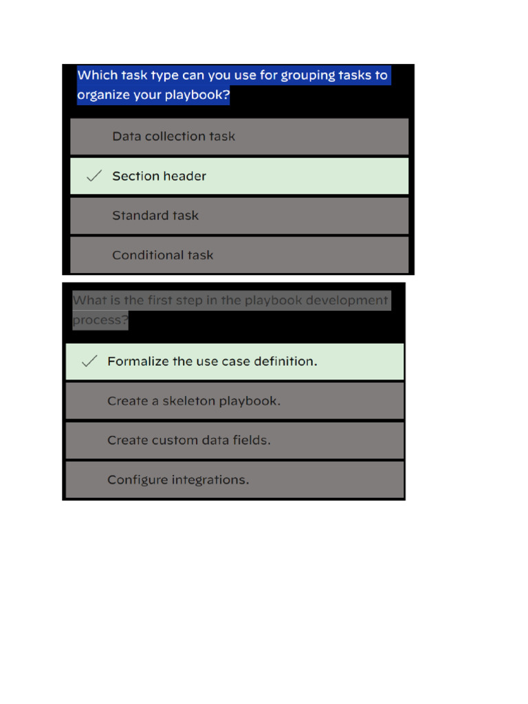 Cortex XSOAR Engineer Playbook Development | PDF