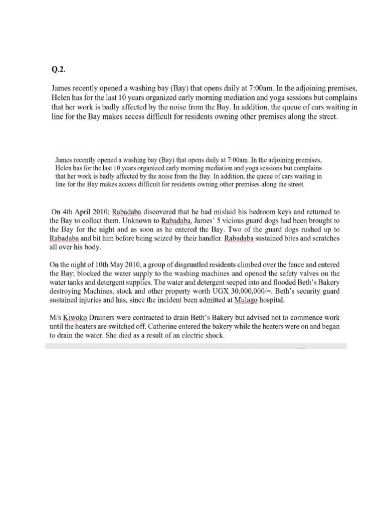 Law Evidence Question | PDF