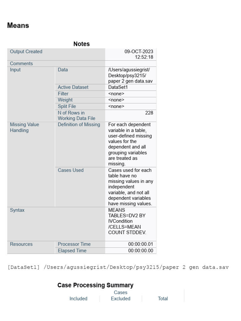 Output | Download Free PDF | Median | Statistical Analysis
