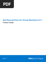 Dell RecoverPoint VMs 6.0.1 Admin Guide | PDF | Virtual Machine | Software