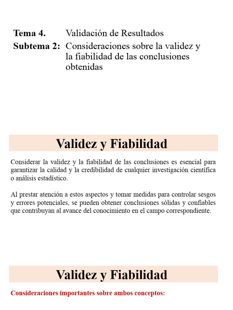 UNIDAD-2-MÓDULO 10-Tema 4-Subtema-2-Validez y Confiabilidad | Descargar gratis PDF | Validez ...