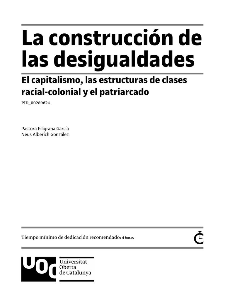 La construcción de las desigualdades | PDF | Discriminación y ...