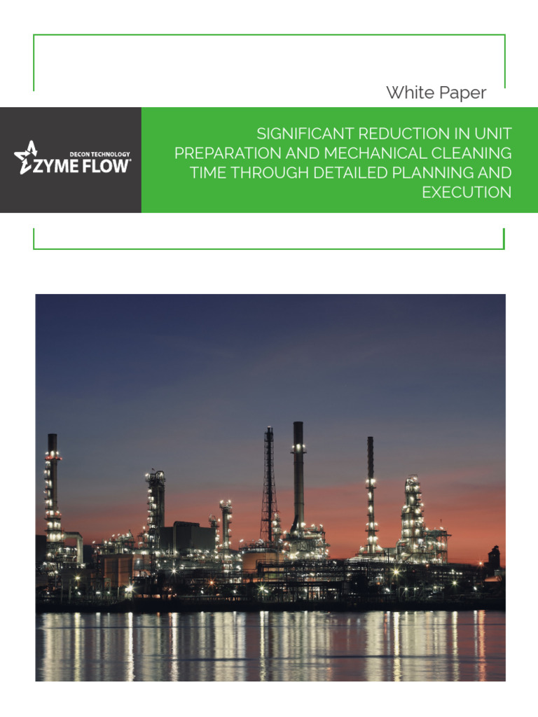 ZymeFlow MechanicalCleaning | PDF | Oil Refinery