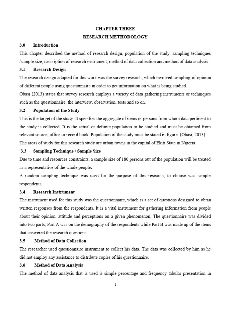 3-5 Joshua | PDF | Survey Methodology | Sampling (Statistics)