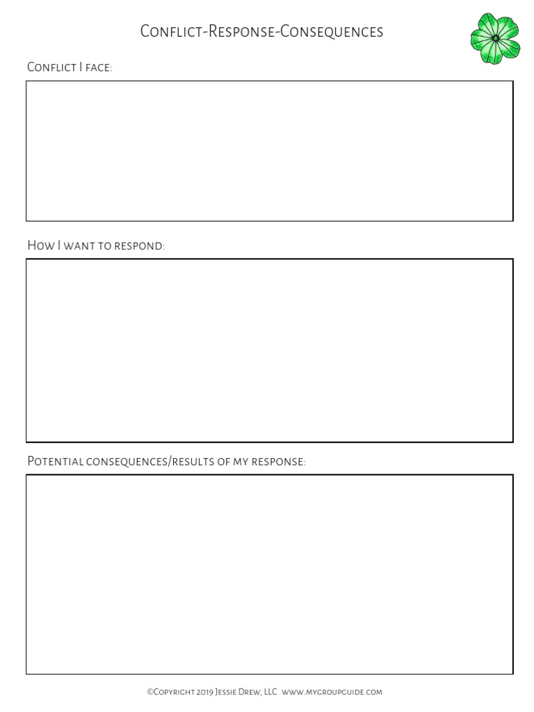 Conflict Resolution Effective vs. Ineffective Responses Worksheet 2 1 | PDF Conflict Resolution Effective vs. Ineffective Responses Worksheet 2 1 | PDF