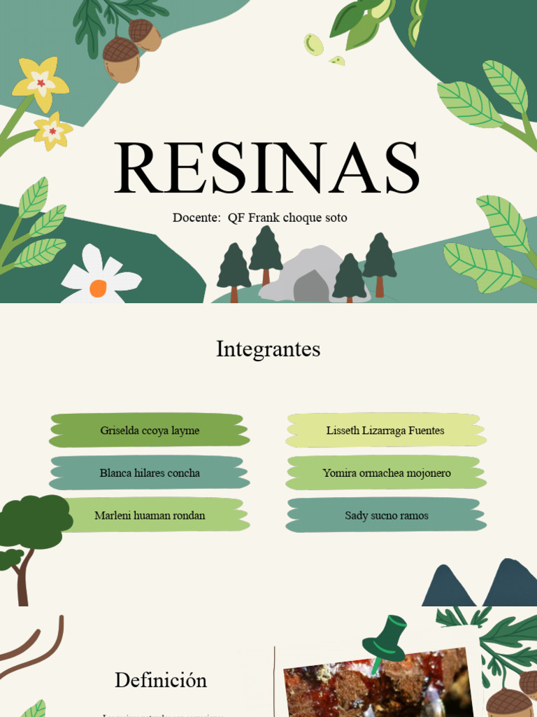 Resinas: Tipos y Aplicaciones | PDF | Resina | Sustancias químicas