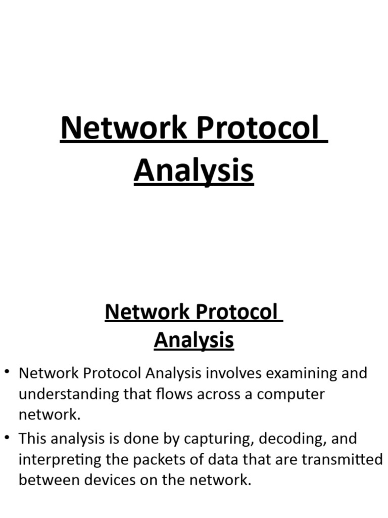 Module 9 Network Protocol Analysis | PDF | Computer Network | Computer Security
