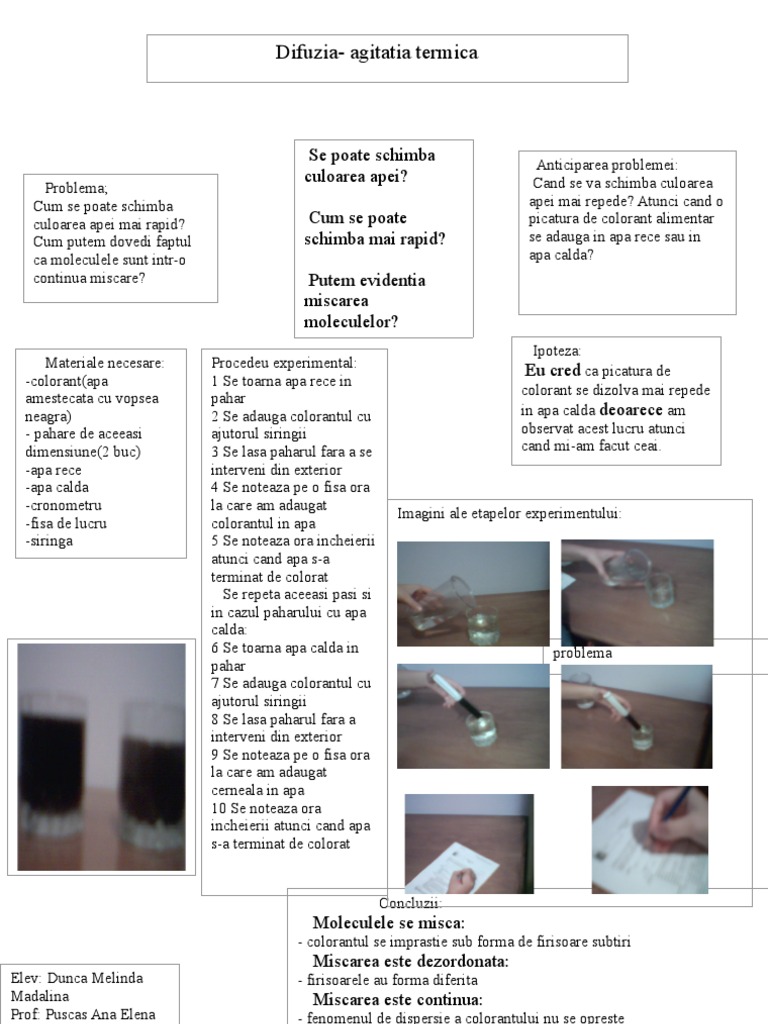 Difuzia-Agitatia Termica | PDF