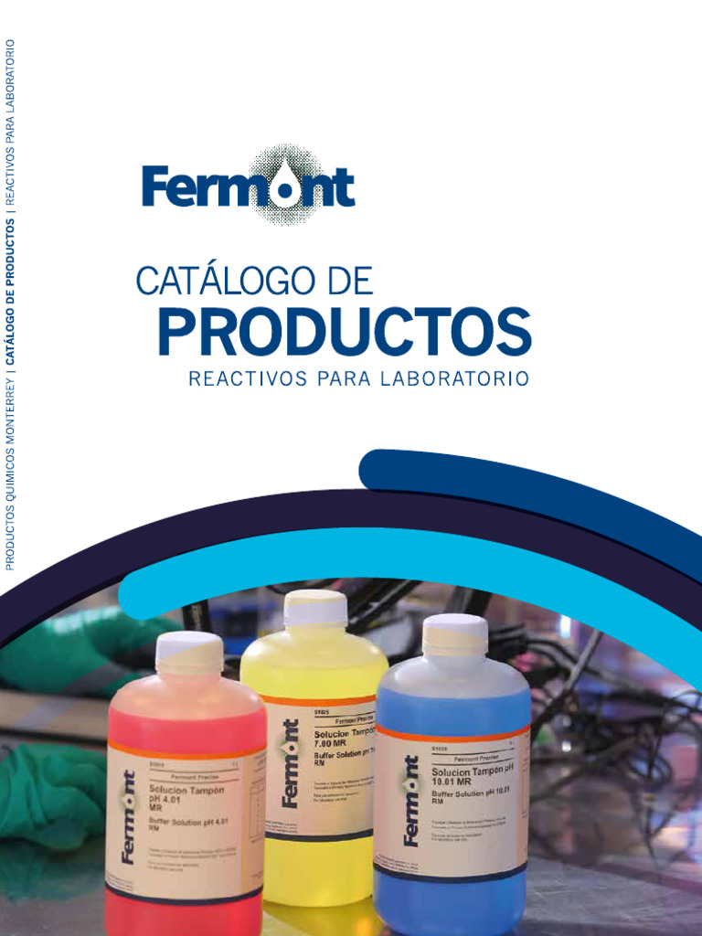 Catalogo Productos Fermont | PDF | Laboratorios | Solubilidad