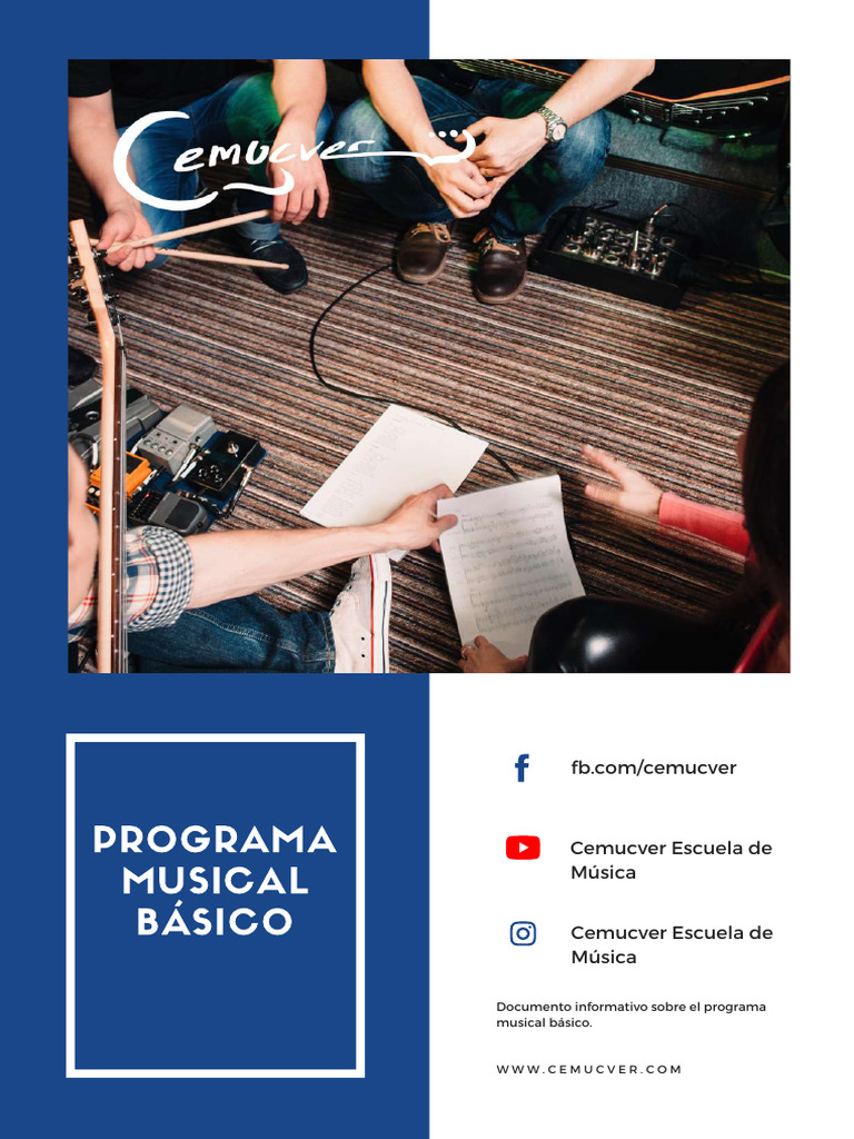 Programa Musical Básico en Cemucver | PDF