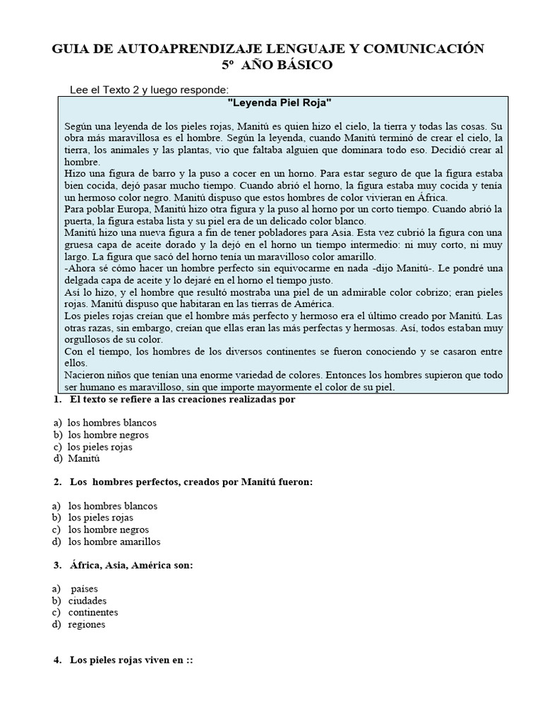 4 Guía de Lectura Vocabulario | PDF | Libros para adolescentes