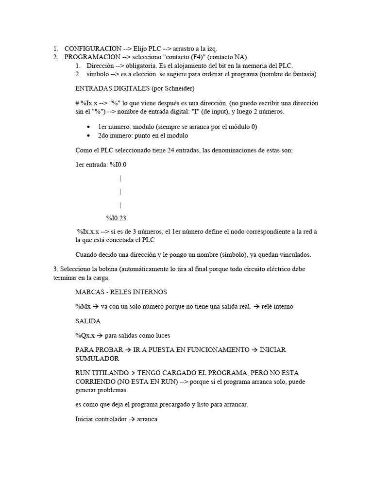 NOTAS PLC_01 | Descargar gratis PDF | Relé | Cableado eléctrico
