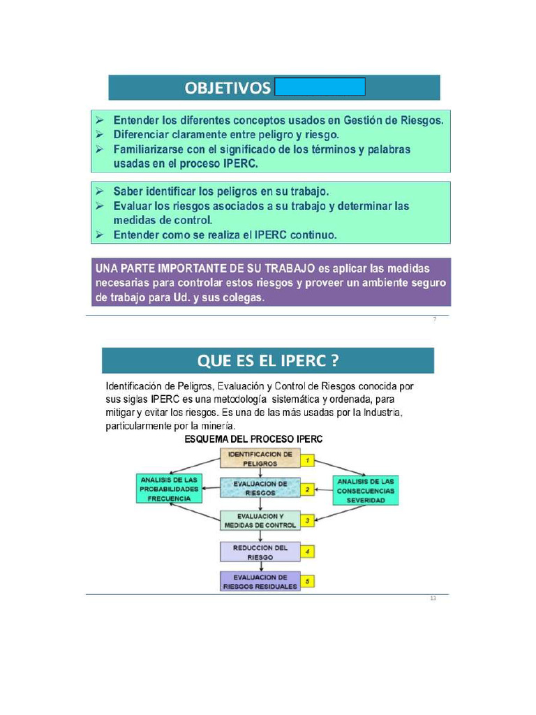 Pasos para Elaborar Una IPER | PDF | Riesgo