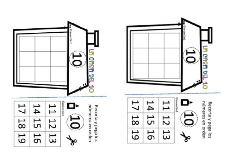 Ficha Casita Del 10 | PDF
