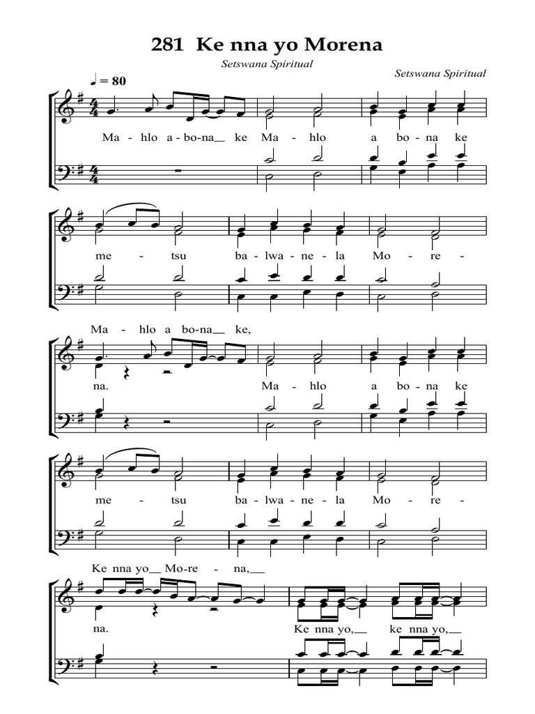 281 Ke Nna Yo Morena | PDF