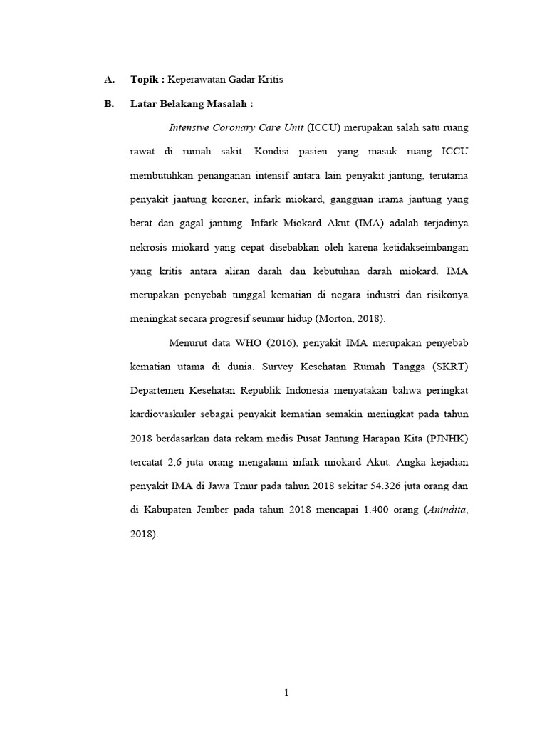 Fenomena Permasalahan Iccu | PDF