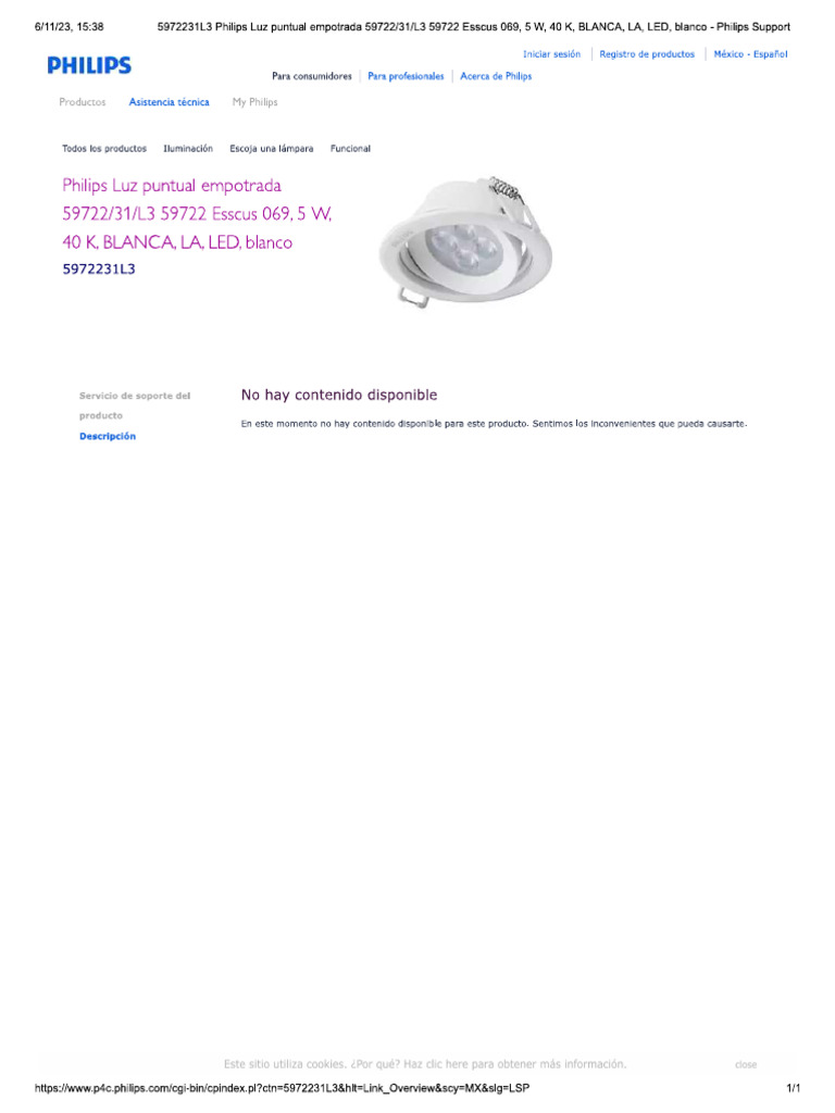 Luminaria Philips | PDF