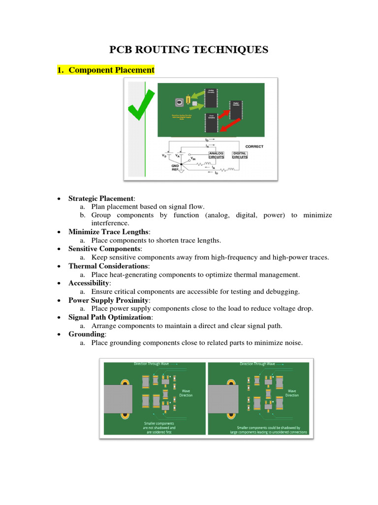 PCB Routing | PDF | Capacitor | Printed Circuit Board