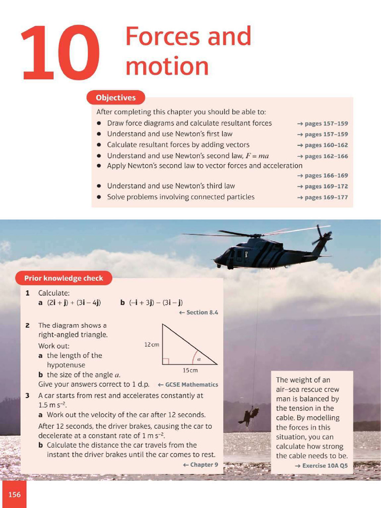3. Forces and Motion Chapter | PDF