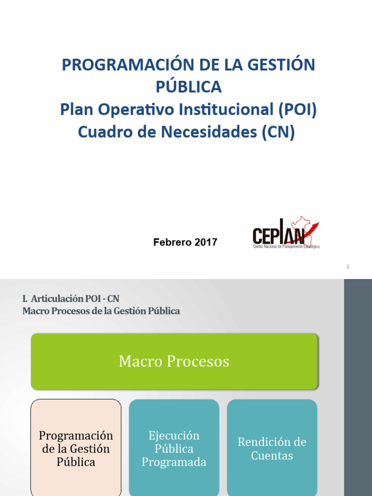 Programación POI-CN-PIA-PAC | PDF | Presupuesto | Trabajo Social