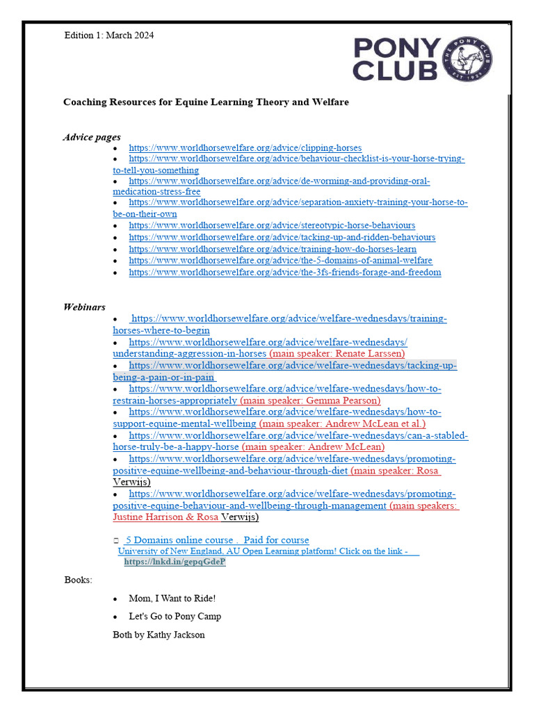 Coaching-Resources-for-Equine-Learning-Theory-and-Welfare-May-Edition ...