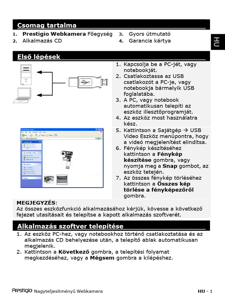 HU-PWC413 Quick Guide v1.0 | PDF