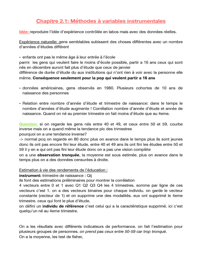 Chap2 Notes | PDF | Cancer | Analyse de régression