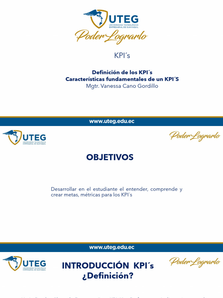 Clase 3 U2 Material en Formato PDF | PDF | Indicador de rendimiento ...