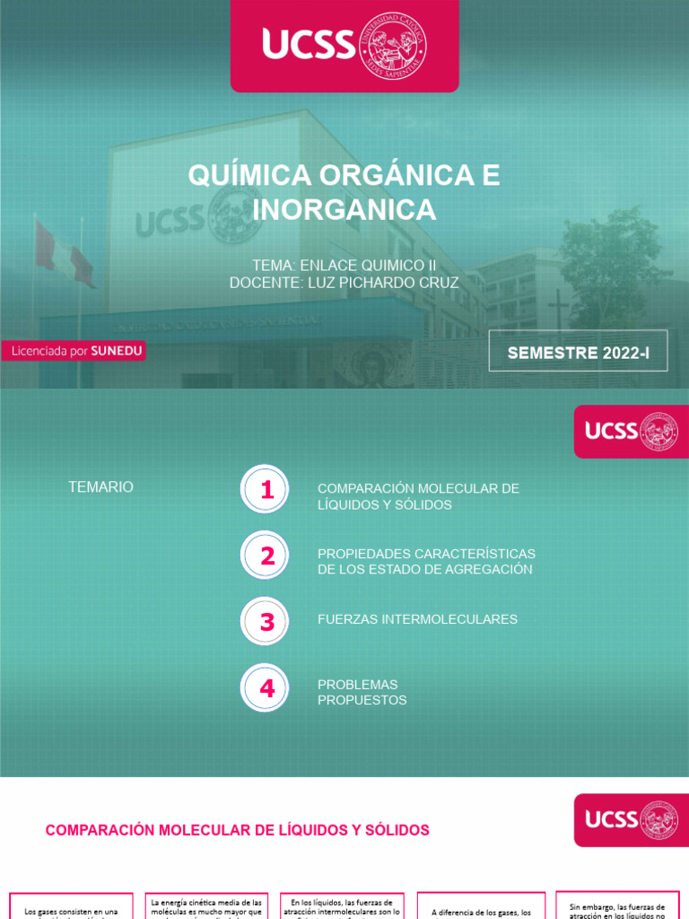 3 - Enlace Quimico II | PDF | Líquidos | Gases 3 - Enlace Quimico II | PDF | Líquidos | Gases