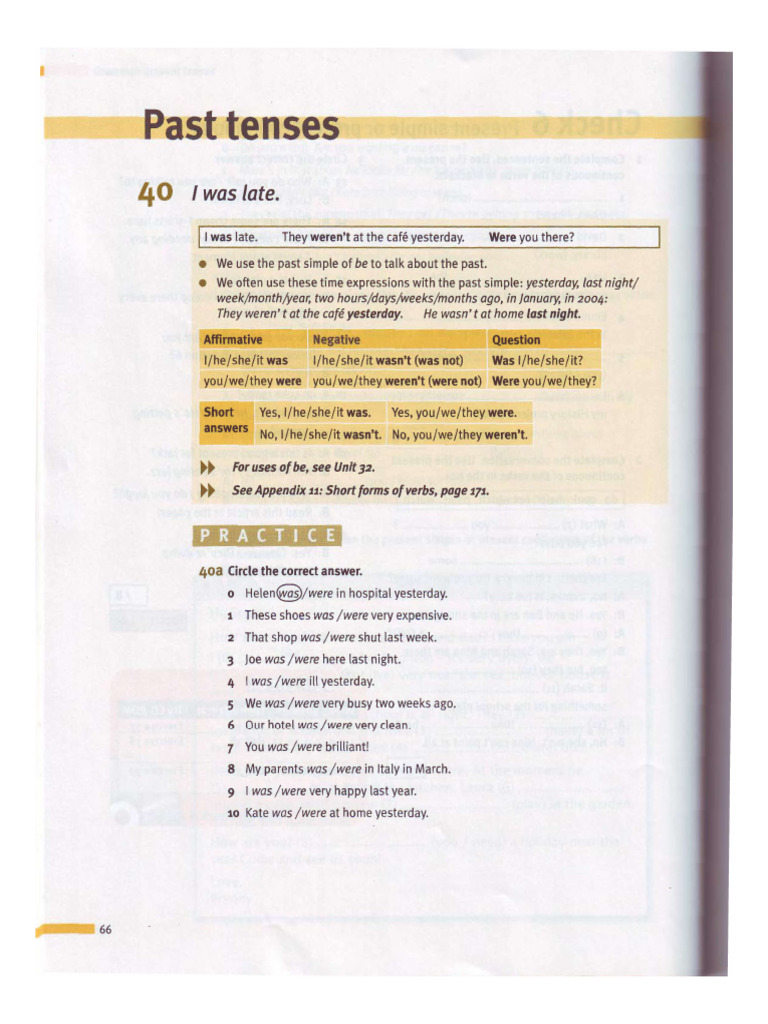 Past Simple Overview | PDF