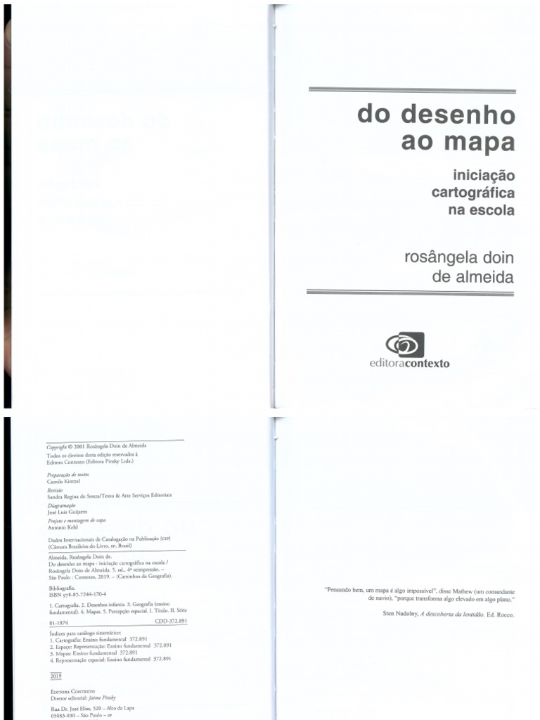 ALMEIDA, R.D. Do Desenho Ao Mapa. Livro. 2001 | PDF