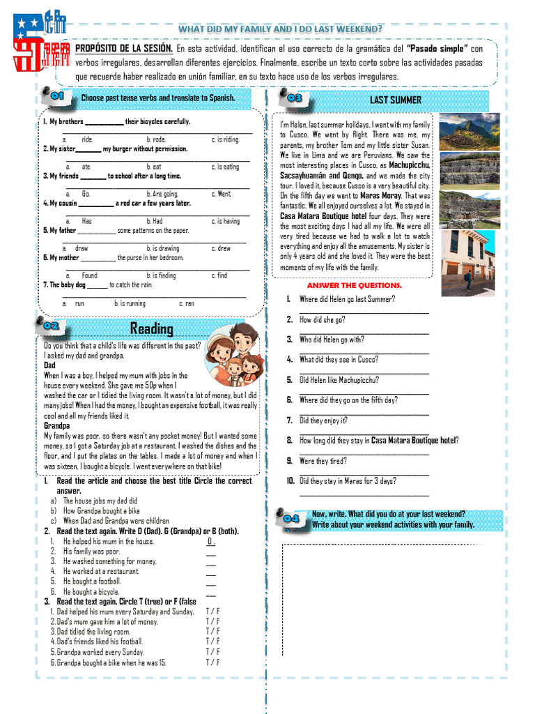 WEEK 3a | PDF | Language Arts & Discipline