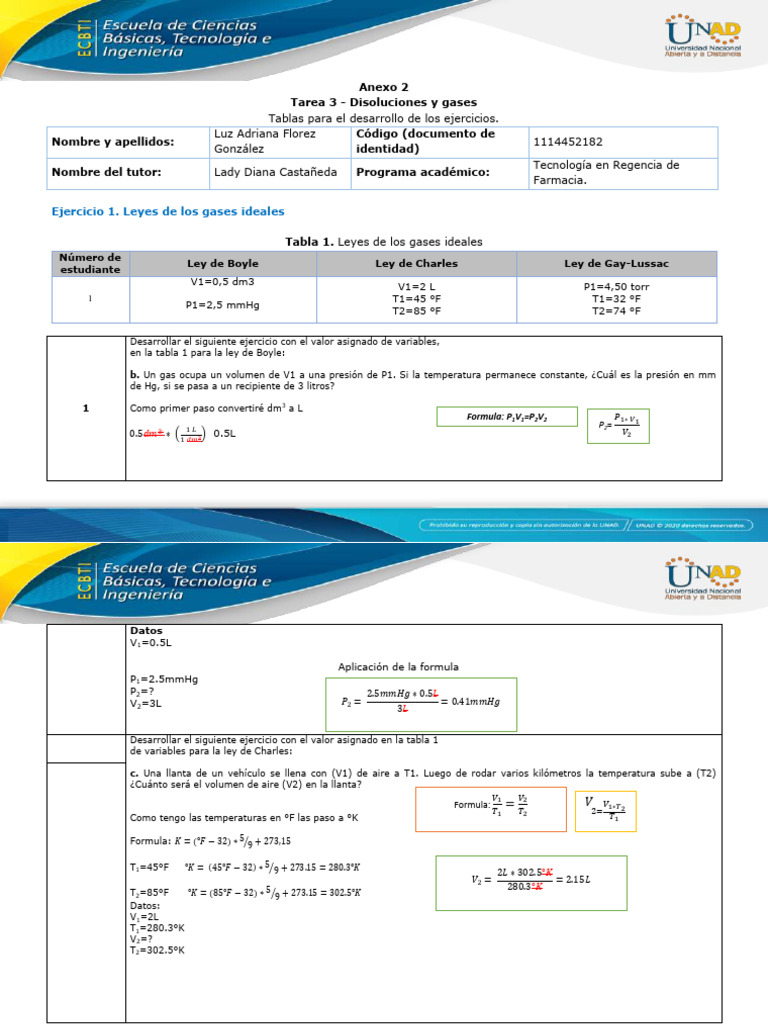 Anexo 2. Soluciones y Gases | PDF | Gases | Concentración