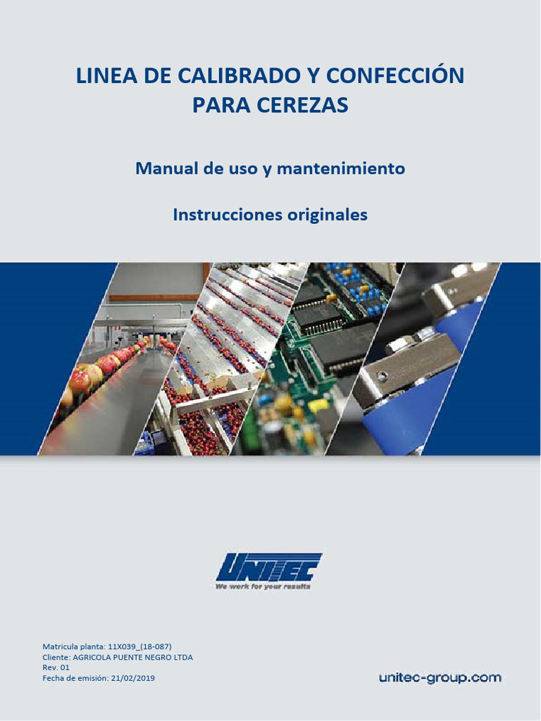 11V039 - (18-087) - Manual de Uso y Mantenimiento | PDF | Seguridad y ...