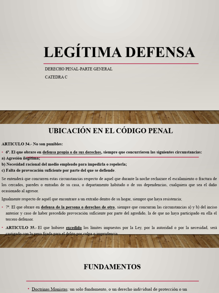 Legitima Defensa Pdf Justicia Crimen Y Violencia