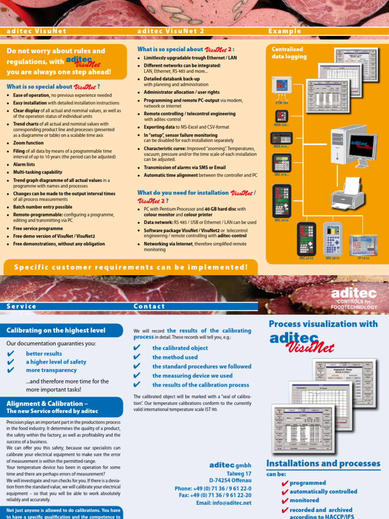 Visunet Folder En Pdf Calibration Computer Network