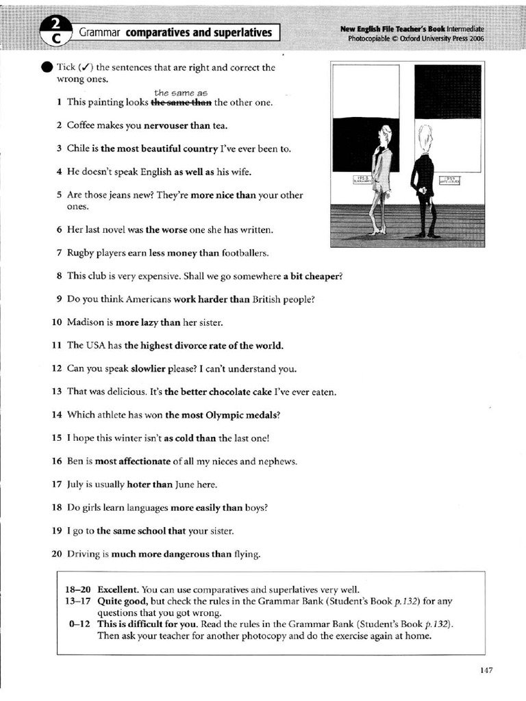 Grammar 2c - Comparatives and Superlatives | PDF