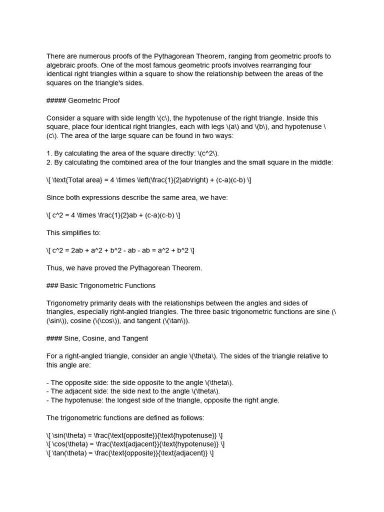 Trig 101 | Download Free PDF | Trigonometric Functions | Trigonometry