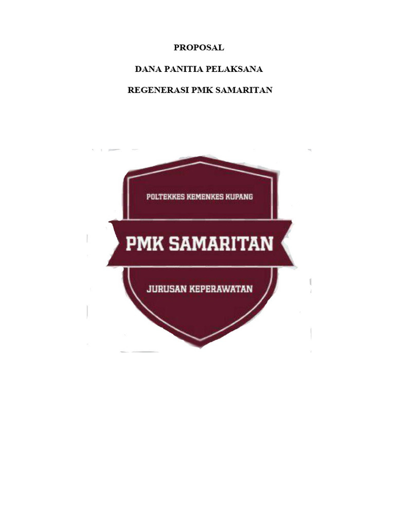 Proposal Regenerasi PMK Samaritan | PDF | Kajian Bahasa Asing | Agama ...
