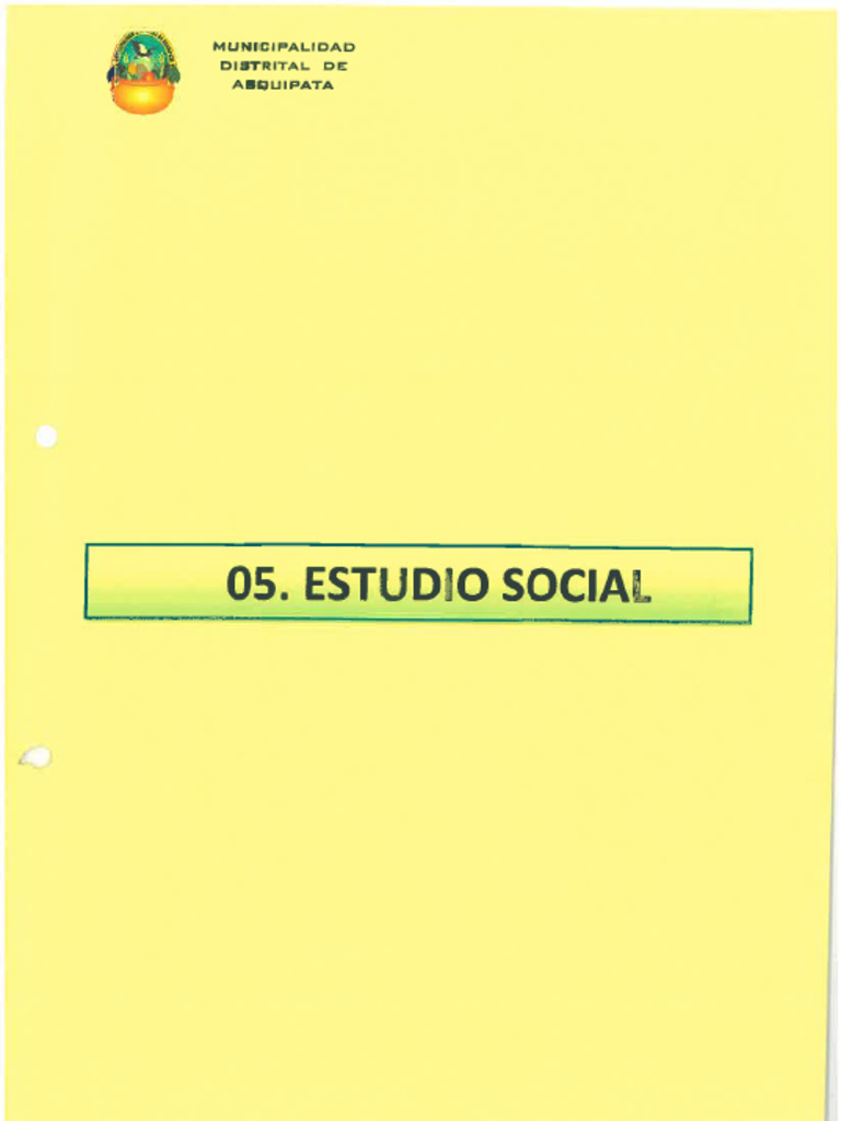 Estudio Social | PDF