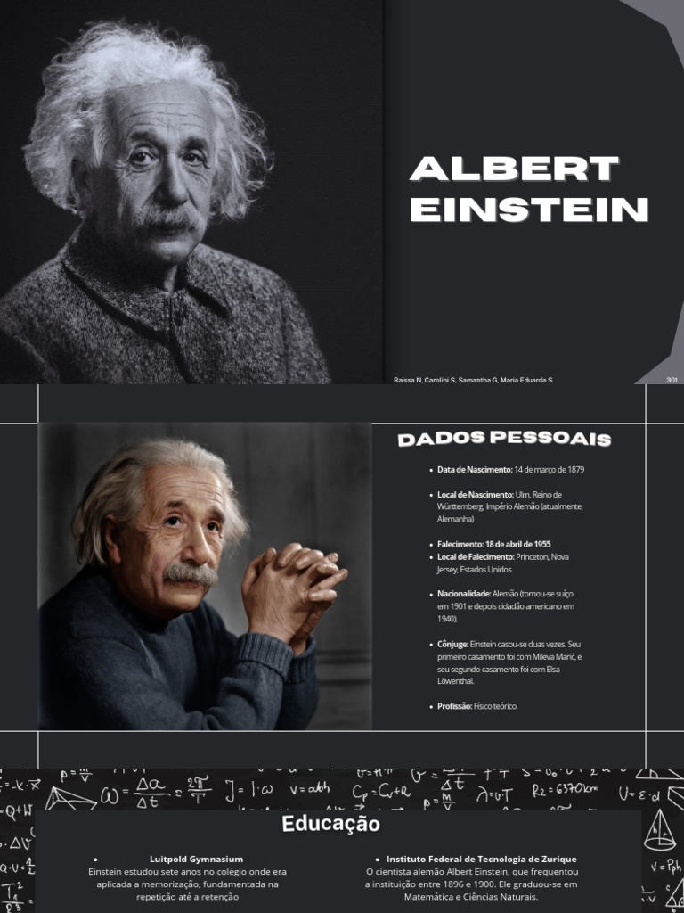 Albert Einstein Pdf Albert Einstein Física